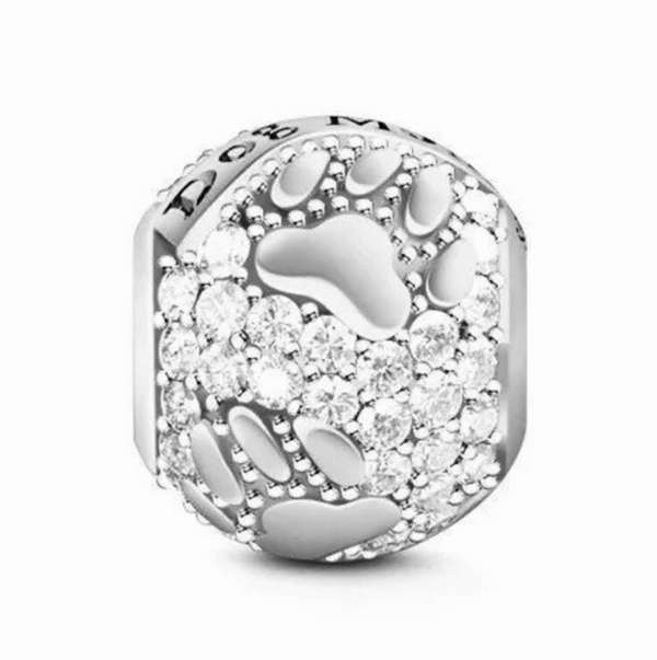 "Dog Mom" Charm | CZ