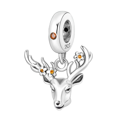 Stag Dangle Charm | CZ